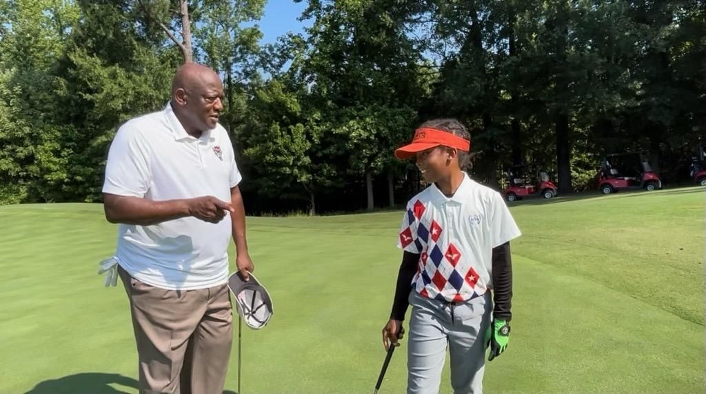 11-year-old golf prodigy Paul Ross shows he can swing with the best
