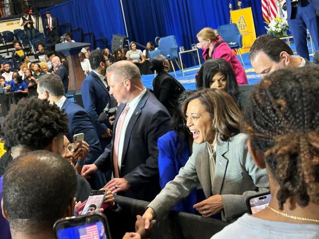 College freshman inspired to register, vote after hearing VP Harris speak