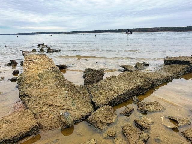 Revealed: Drought uncovers hidden remnants of underwater ghost town ...