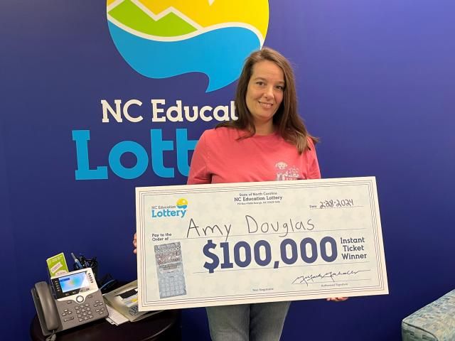 Cameron woman's 'pretty' purchase turns into $100,000 lottery prize