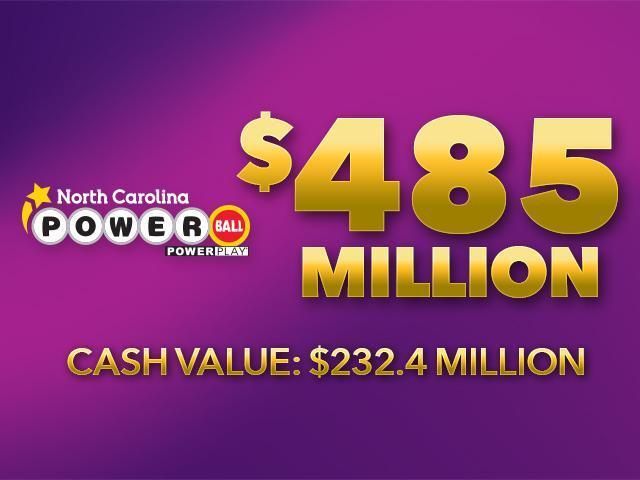 Powerball jackpot soars to $485 million ahead of Wednesday's drawing