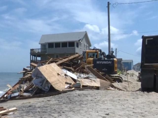 Another beach house collapses in Rodanthe at the Outer Banks