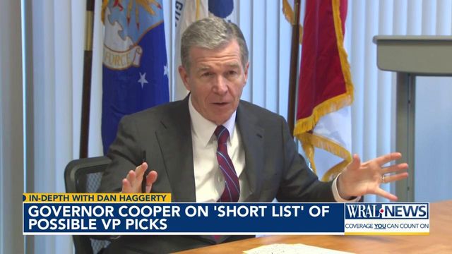 In Depth with Dan: Gov. Roy Cooper on 'short list' of possible VP picks