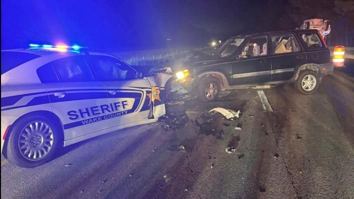 Wrong-way driver charged with DWI after car crashes head-on into Wake ...