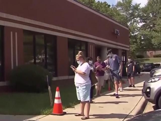 Residents frustrated over long lines at the DMV