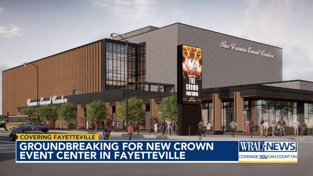 Groundbreaking for new Crown Event Center in Fayetteville