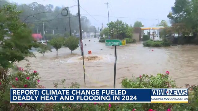 Climate change fueled deadly heat and flooding in 2024, report shows