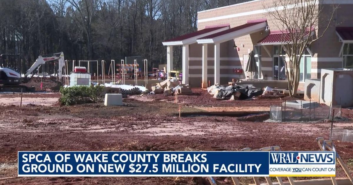 SPCA of Wake County breaks ground on $27.5 million facility :: WRAL.com