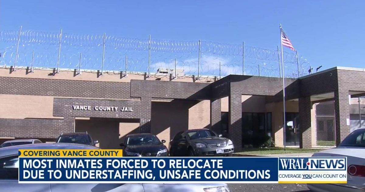 Vance County must move inmates from unsafe, understaffed jail :: WRAL.com
