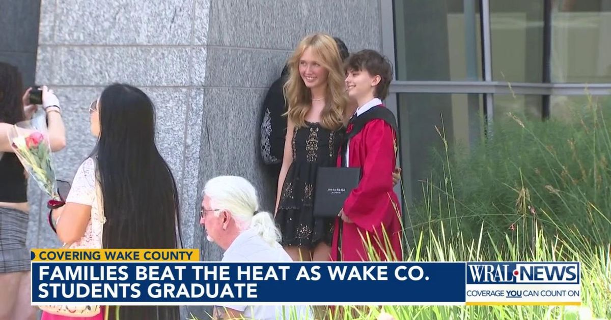 Wake County graduates face scorching heat for memorable ceremony at ...