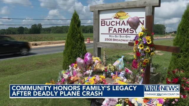 Community honors family's legacy after deadly plane crash in Lee County