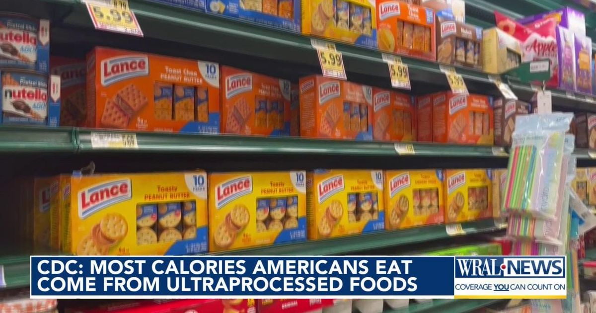 Over half of American diet comes from ultra-processed foods, CDC data ...