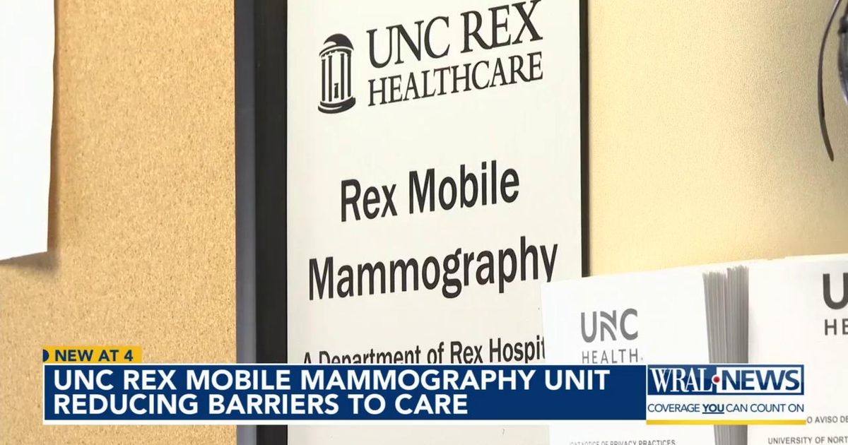 UNC Rex Mobile Mammography brings life-saving screenings to Louisburg ...