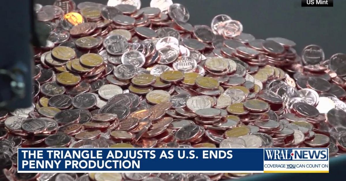 Get used to rounding up: Pennies in short supply, no new ones being ...