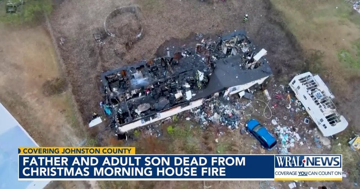 Father and son die in Johnston County house fire on Christmas morning ...