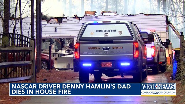 NASCAR driver Denny Hamlin's father dies in house fire; mother ...