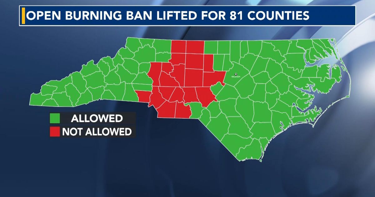 NC burn ban ends in 81 counties: What is and isn't allowed with outdoor ...