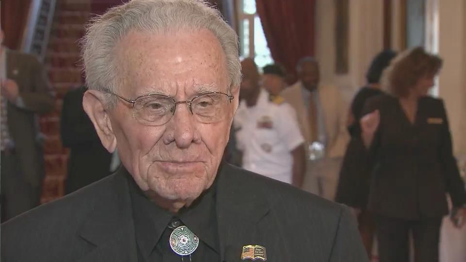 Original Navy Seabee from Durham honored on 100th birthday