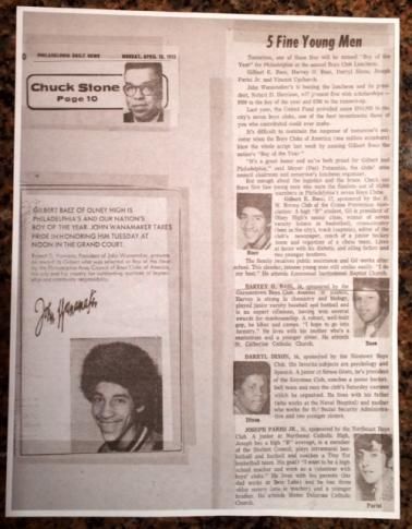 Baez: Chuck Stone was my mentor