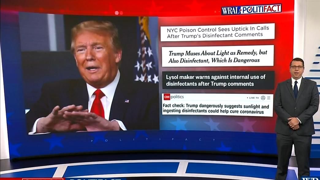 Fact check: What did Trump say about disinfectant, injections and COVID-19?