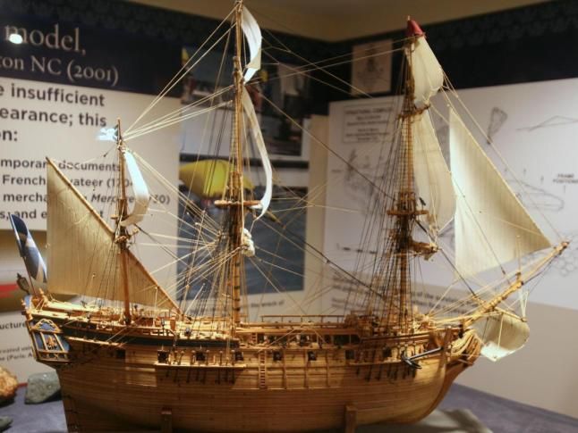 Researchers find book fragments aboard wreckage of Blackbeard's ship