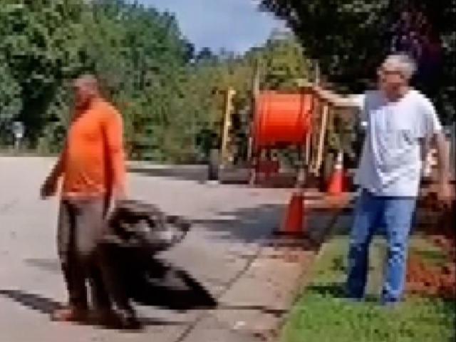 Caught on camera: Man goes on minutes-long racist rant against utility ...