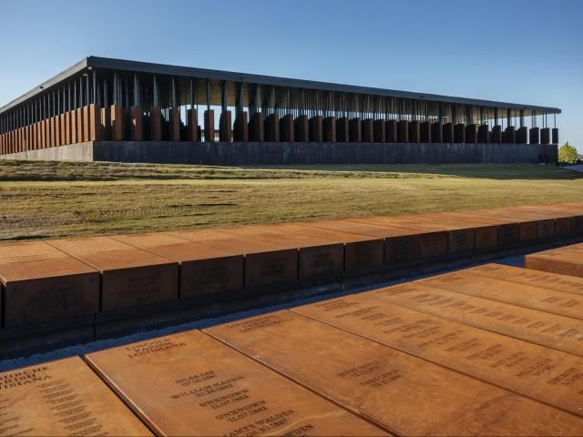 Lynching memorial opens in Alabama and U.S. has never seen anything like it