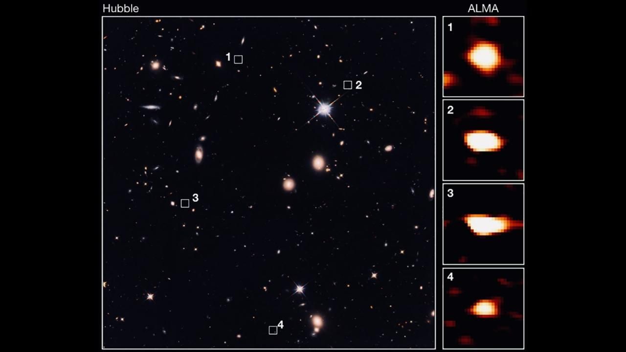 Astronomers uncover 'invisible' massive ancient galaxies Astronomers uncover 'invisible' massive ancient galaxies