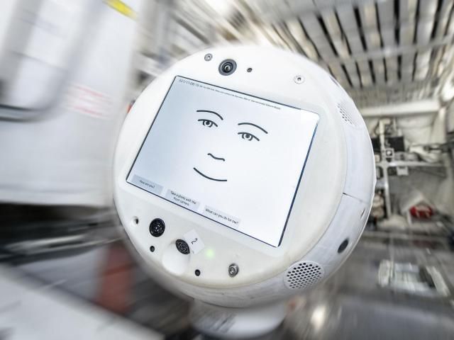 Robot arrives on the space station to keep astronauts company