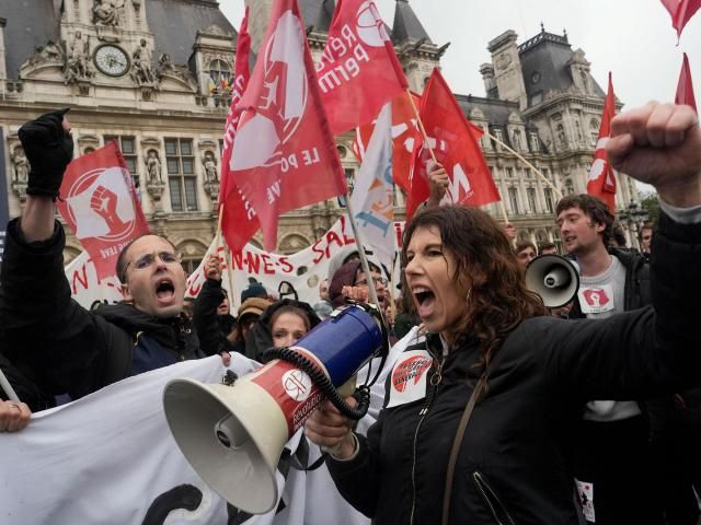 May Day protest erupts in Paris as France seethes about a hike in the ...