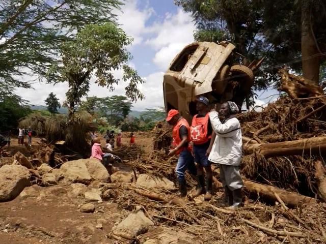 Dozens killed in Kenya as weeks of heavy rain devastate region