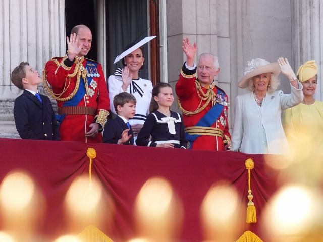 Catherine, Princess of Wales joins royals on palace balcony, capping ...