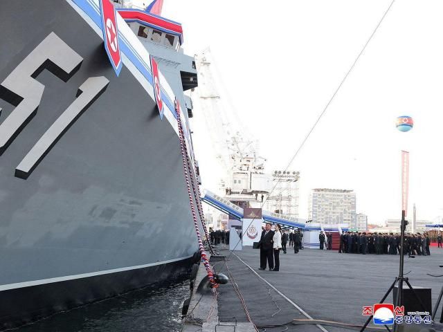 North Korea refloats destroyer that capsized during launch, surprising ...