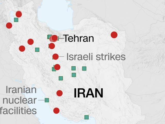 Visualizing US and Israeli airstrikes on Iran and retaliation in maps