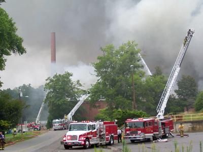 Robbins textile mill fire