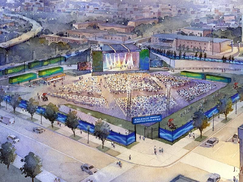 Downtown Raleigh amphitheater to open in June