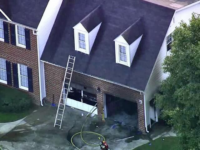 Wake Forest house fire injures man