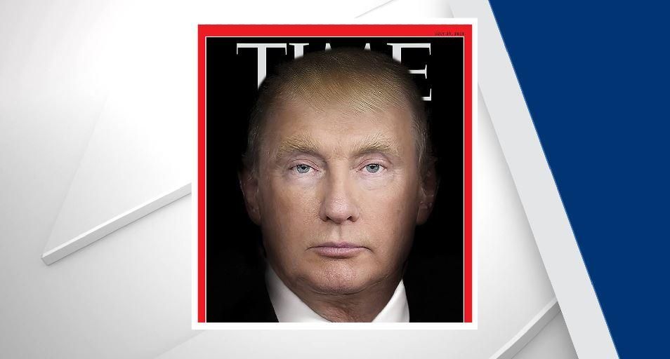 Donald Trump and Vladimir Putin morph into the same person in Time ...