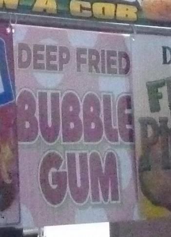 Taste test: (not really) deep fried bubblegum