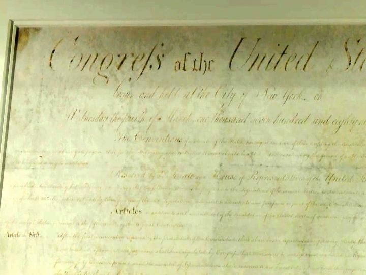 NC copy of Bill of Rights makes rare public appearance