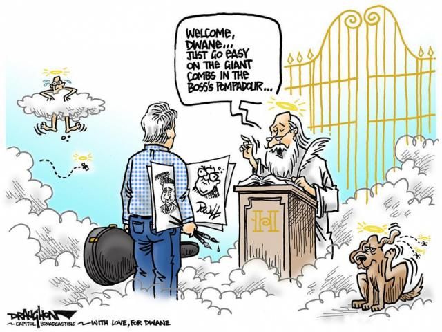 APPRECIATION: Cartoonist Dwane Powell's sharp wit punctured inflated egos