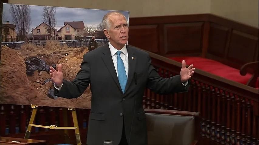 THOM TILLIS: Reacting to Trump, Putin is the 'cancer' and 'threat to ...