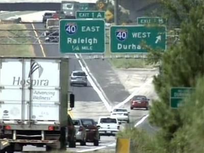 Second I-540 exit lane opens at I-40