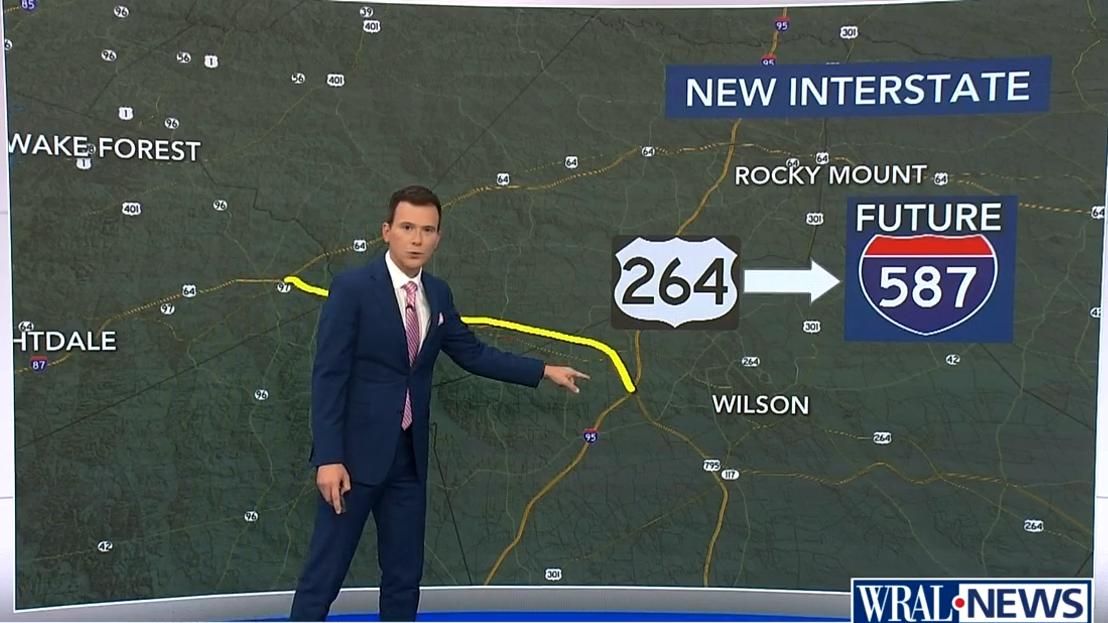 U.S. 264 is officially I-587, with new exit numbers to come