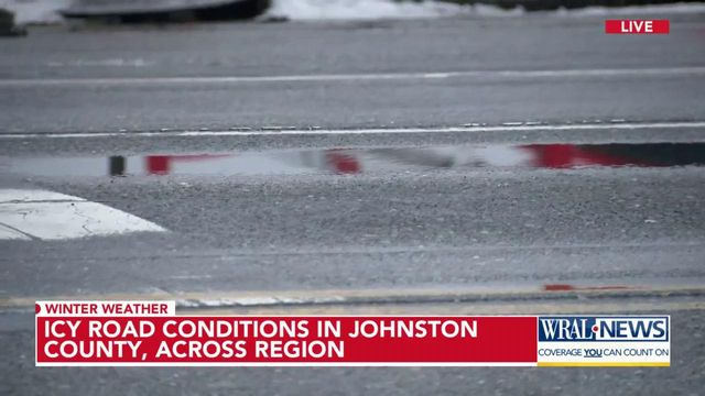 Icy roads make for slow go Monday in JoCo