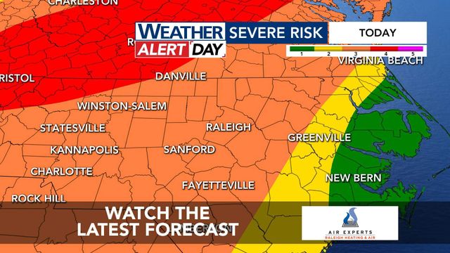 Updated forecast: Halloween in the Triangle could be stormy