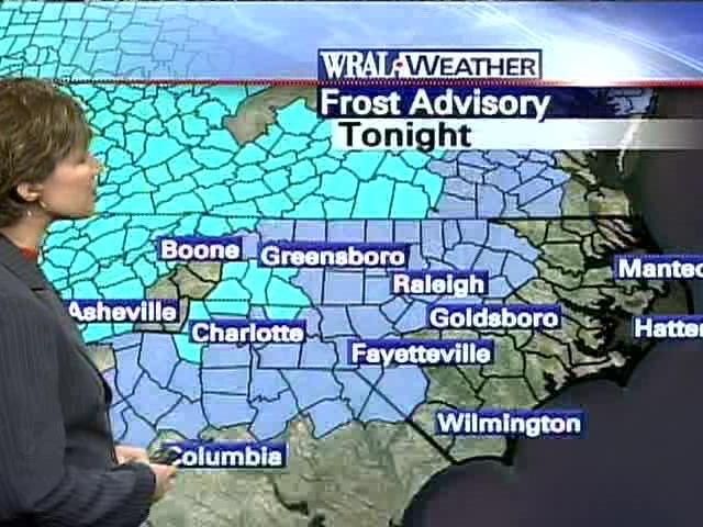 Drop in Temperature Prompts Frost Advisory