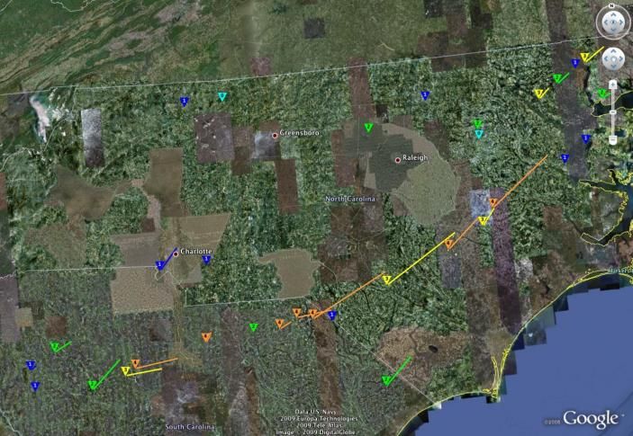 Mappable History of Tornadoes