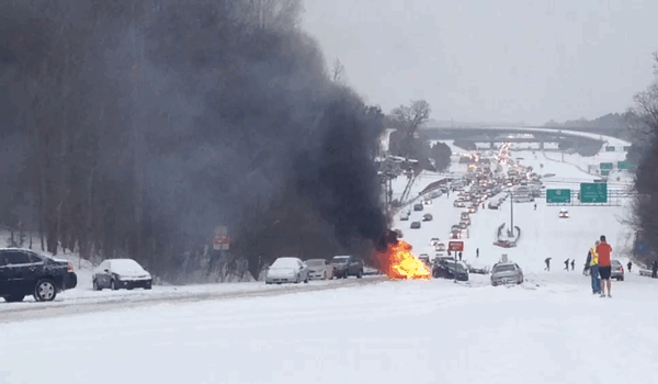 NC's winter storm in 7 GIFs