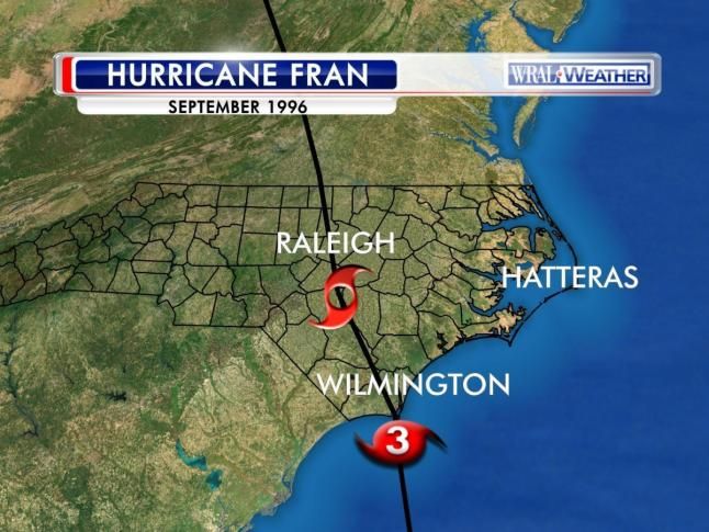 Inland or coastal track, history shows hurricanes' impact on NC